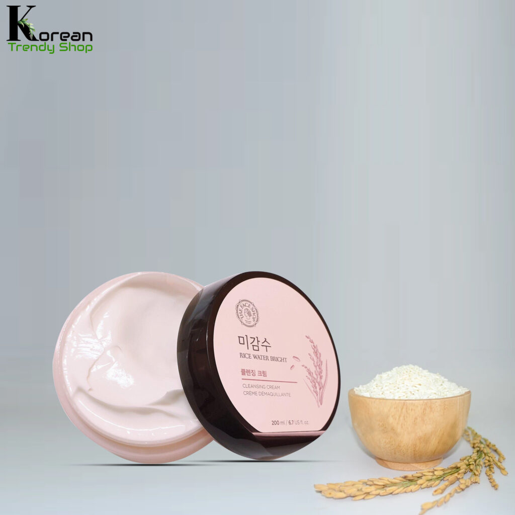 The Face Shop Rice Water Bright Cleansing Cream – Korean Trendy Shop